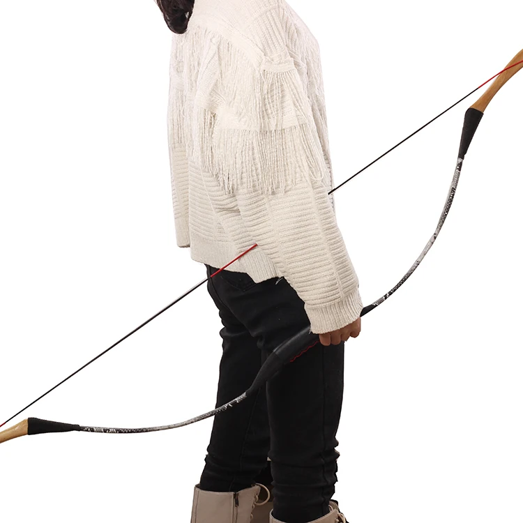 Traditional Horse Bow Hunting Archery One Piece Longbow Wood Recurve ...