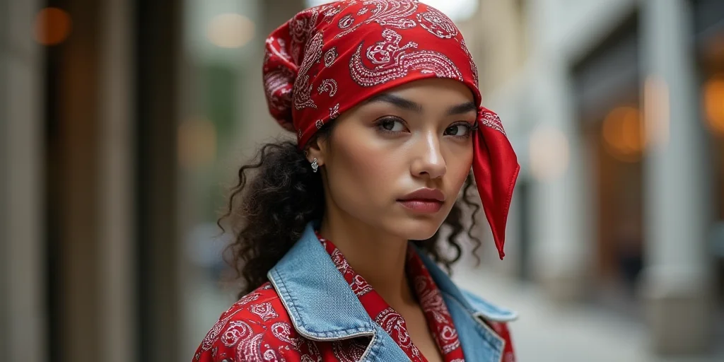 Red Paisley Bandana – Stylish 2025 Trend Accessory on Alibaba.com