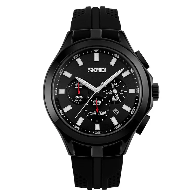 Skmei 9135 Custom Logo 3 Atm Water Resistant Watch Silicone Band ...