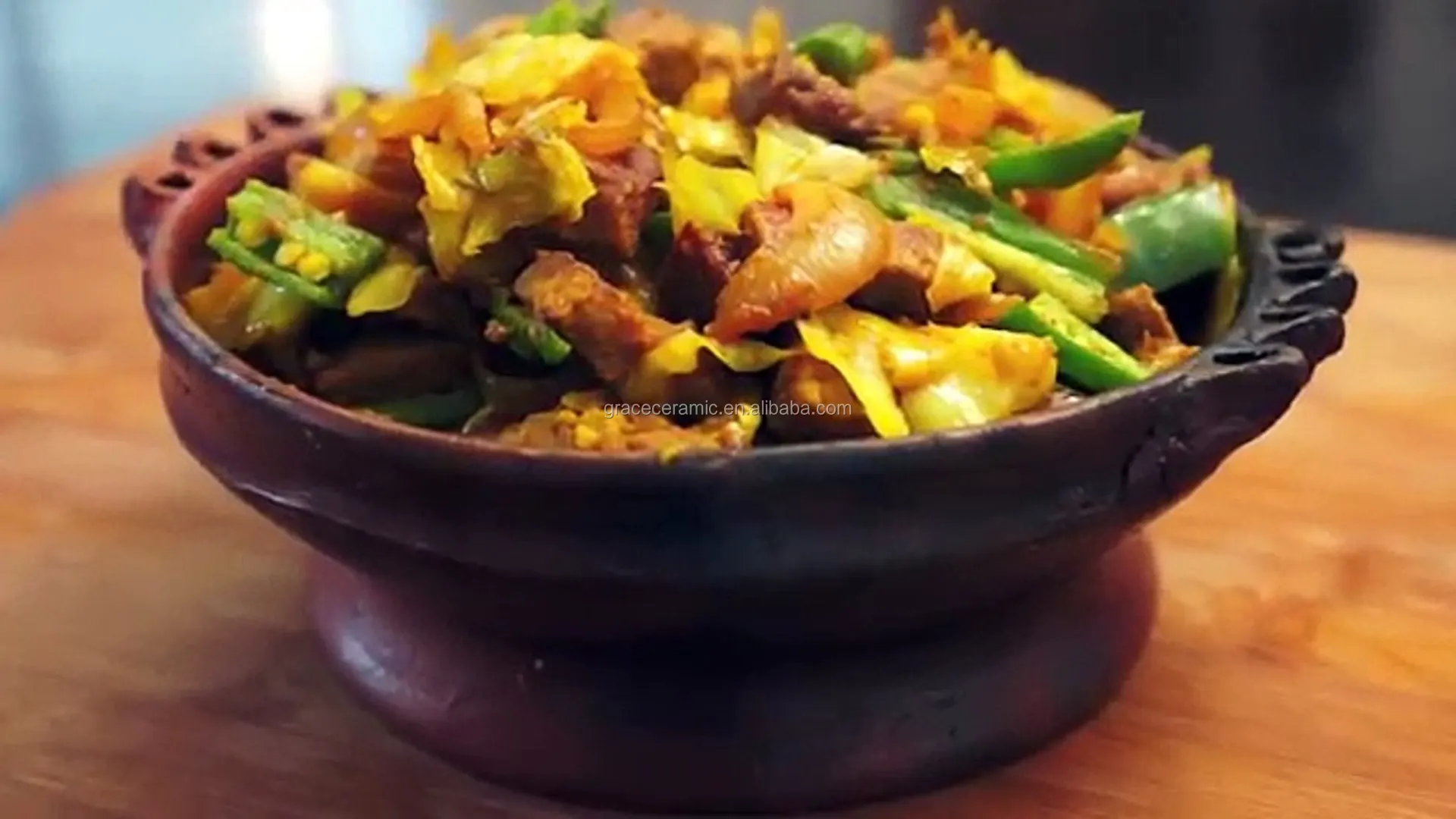 Matte Black Ethiopian Food Tabia and Shekla Bowls for KITFO