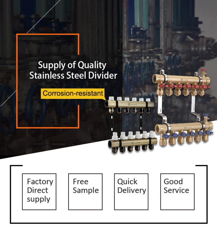 Intake Manifold Ball Valve Water Separator for Floor Heating