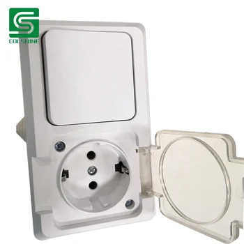 Ip54 Euro Waterproof Socket For Bathroom - Buy Waterproof Electrical ...