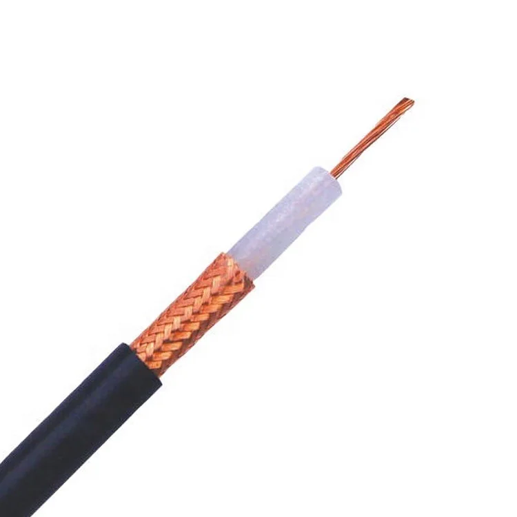 Rg174 + 2c Camera Cable Cctv Cable Bc/tc Conductor - Buy Coaxial Cable ...