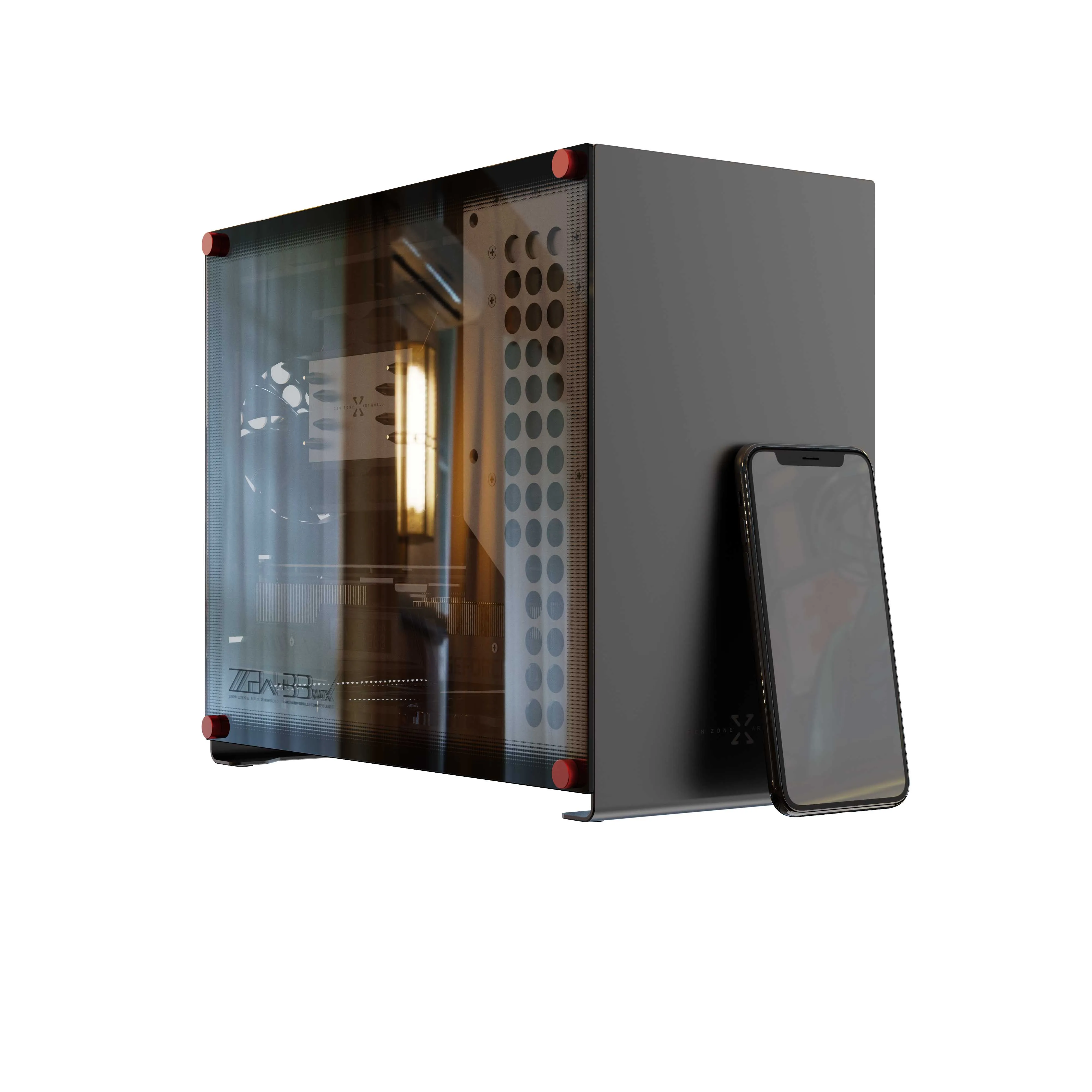 Super Mini Matx Case B3 Aluminum Pc Case Desktop Chassis Diy Pc Case ...