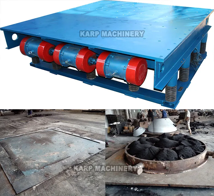 Concrete Vibratory Table For Full Mold Casting - Customizable Oem