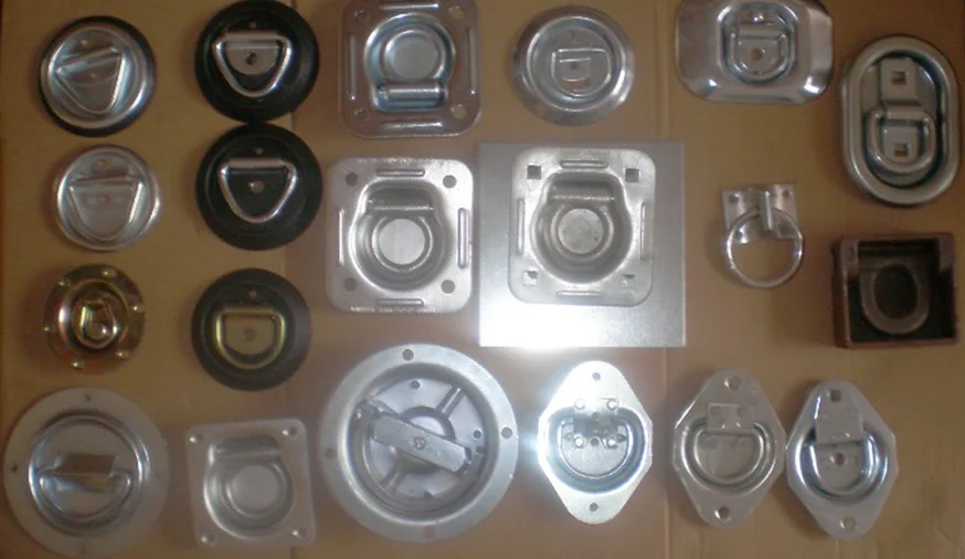 Light Duty Pan Fitting With Spring Lashing Tie Down Ring Trailer Use ...