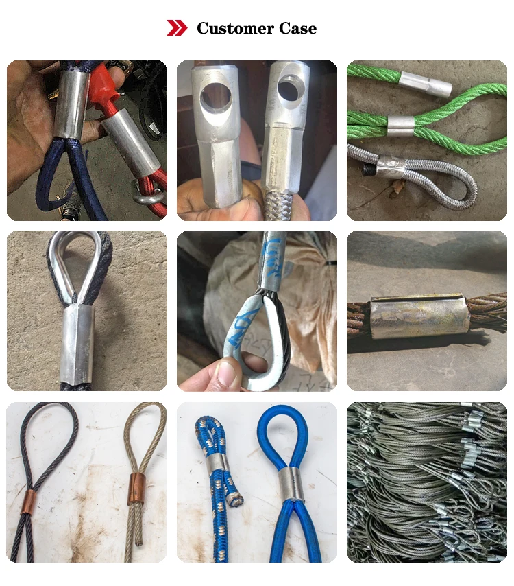 Jielei Ytj-60 Hydraulic Steel Wire Rope Press Machine For Metal Oem