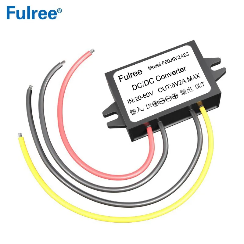 Fulree 12v 24v 36v 48v A 5v 1a 2a 3a 5a 8a Dc-dc Regulador Reductor De ...