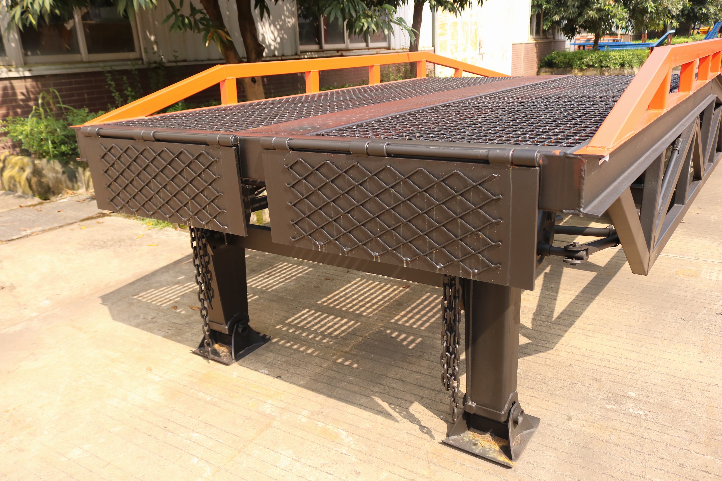 Standard Container Adjustable Hydraulic Mobile Loading Ramp Dock Ramps ...