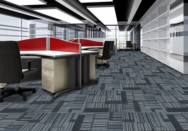 Interlocking Carpet Tiles - Modern 50x50cm Puzzle Pattern