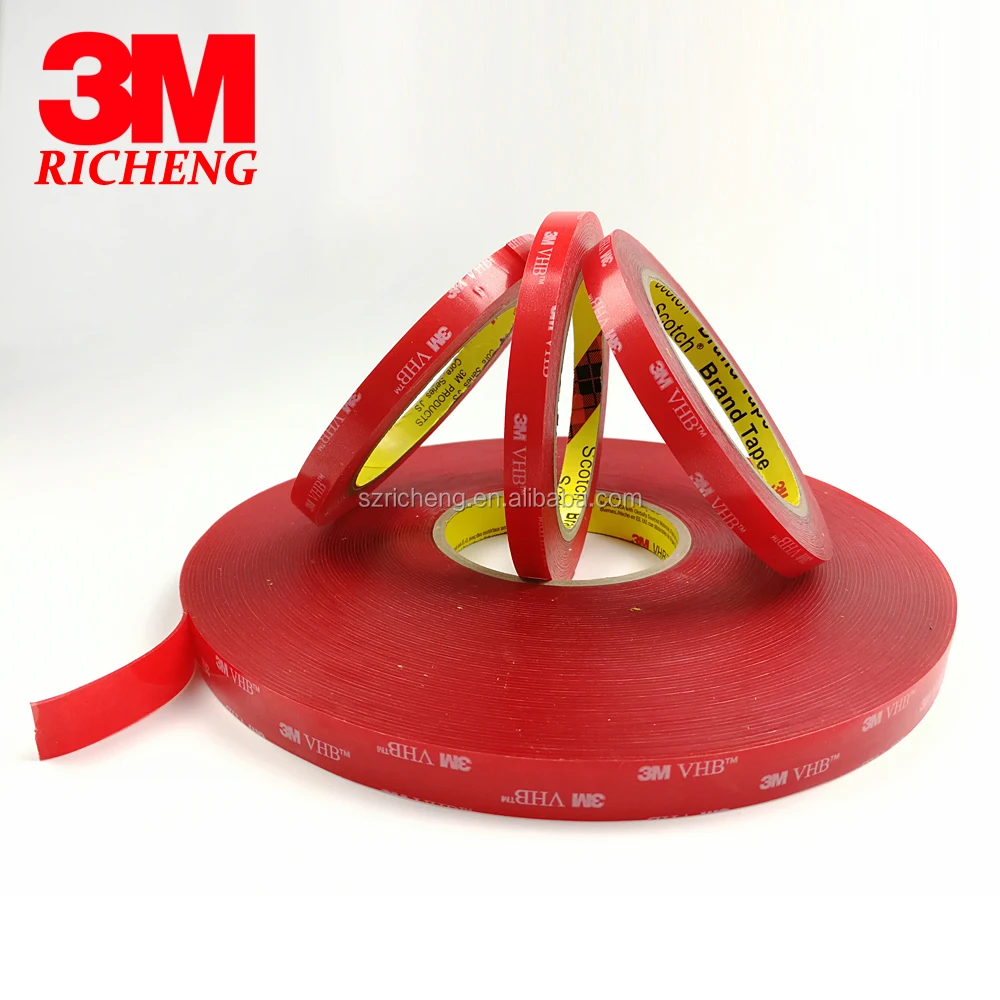 3M4910 VHB Double Sided Tape - Clear, 1mm Thick, 33M Long