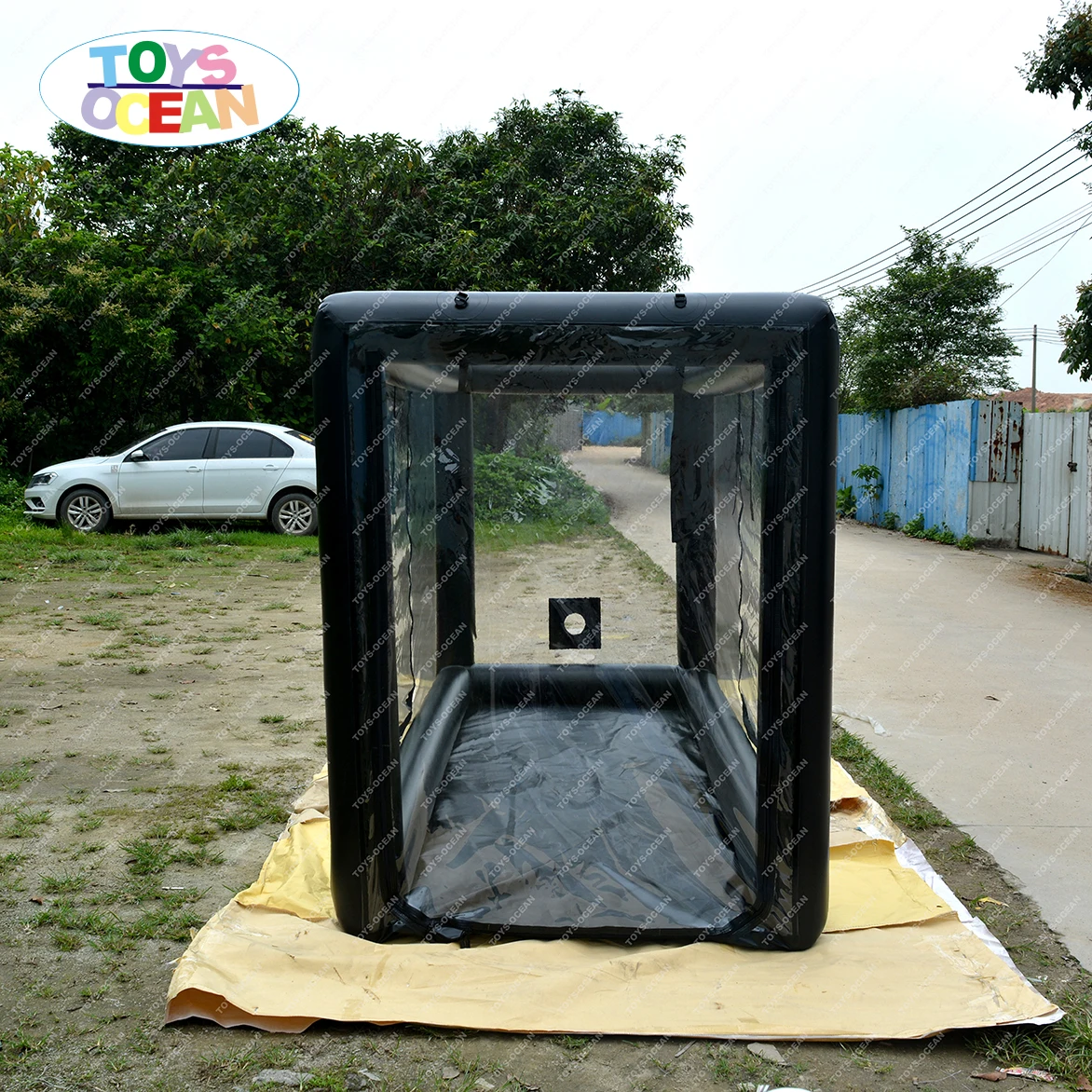 Inflatable Motorcycle Cover Capsule Bubble for Indoor