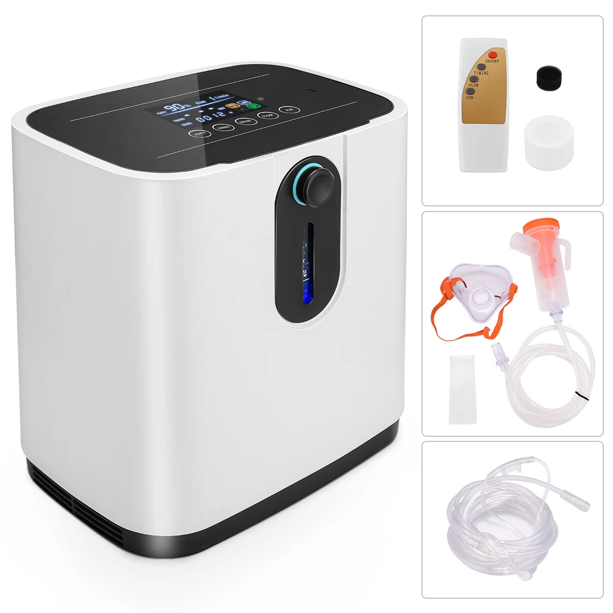 Latest Home Oxygen Concentrator For Sale 1-7l/min Portable Oxygen ...