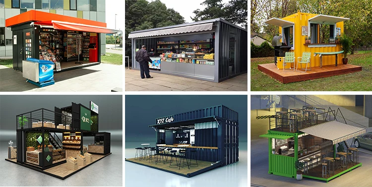 20ft 40ft Easy Assembled Container Casa Prefab Convenience Store - Buy ...
