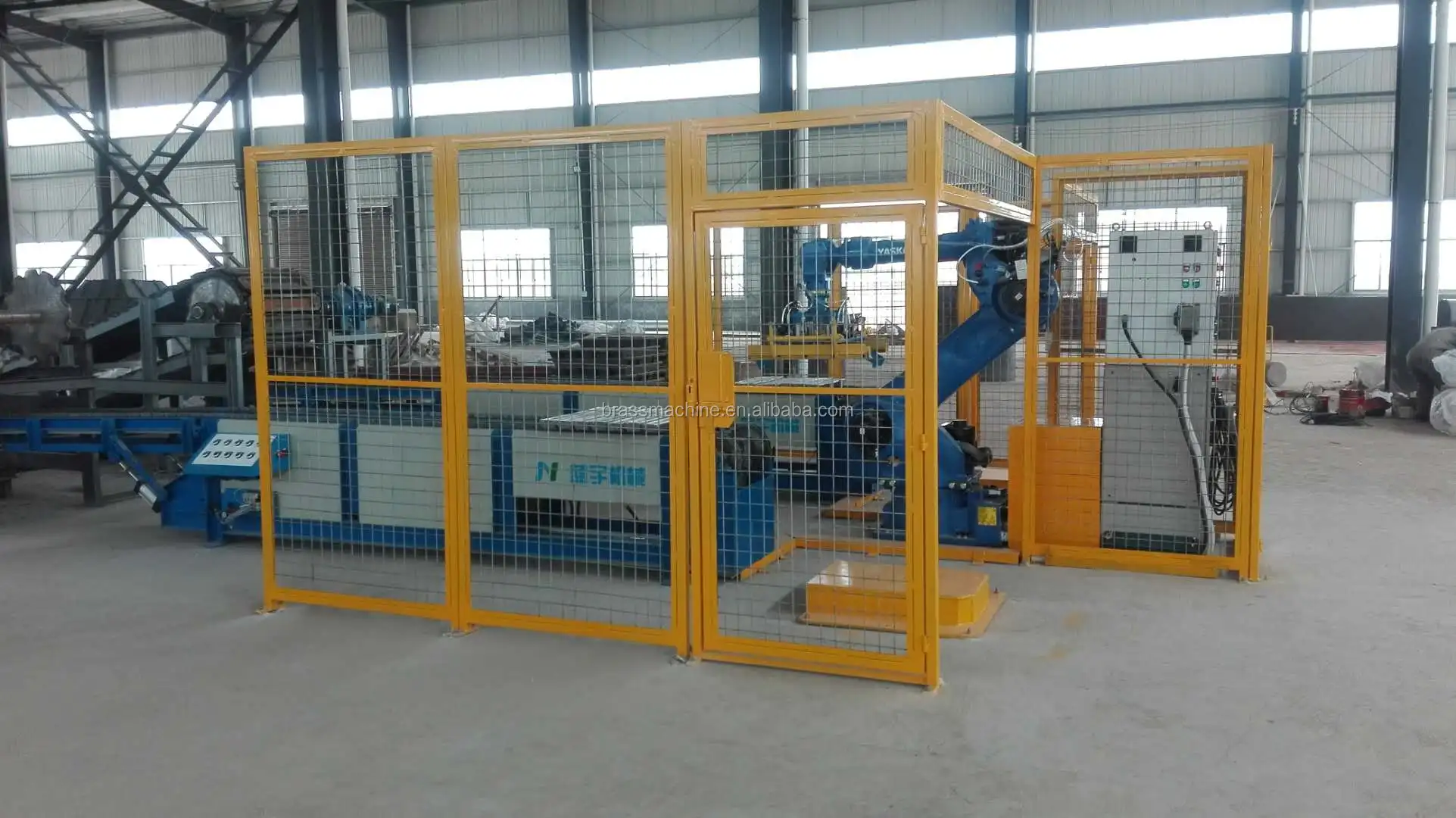 Automatic Aluminum Ingot Stacking Robot Machine - Brassmachines
