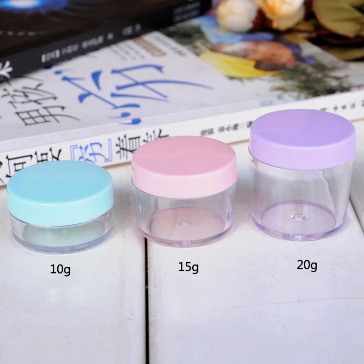 10g 20g 15g Plastic Manicure Sequins Glitters Storage Box Acrylic ...