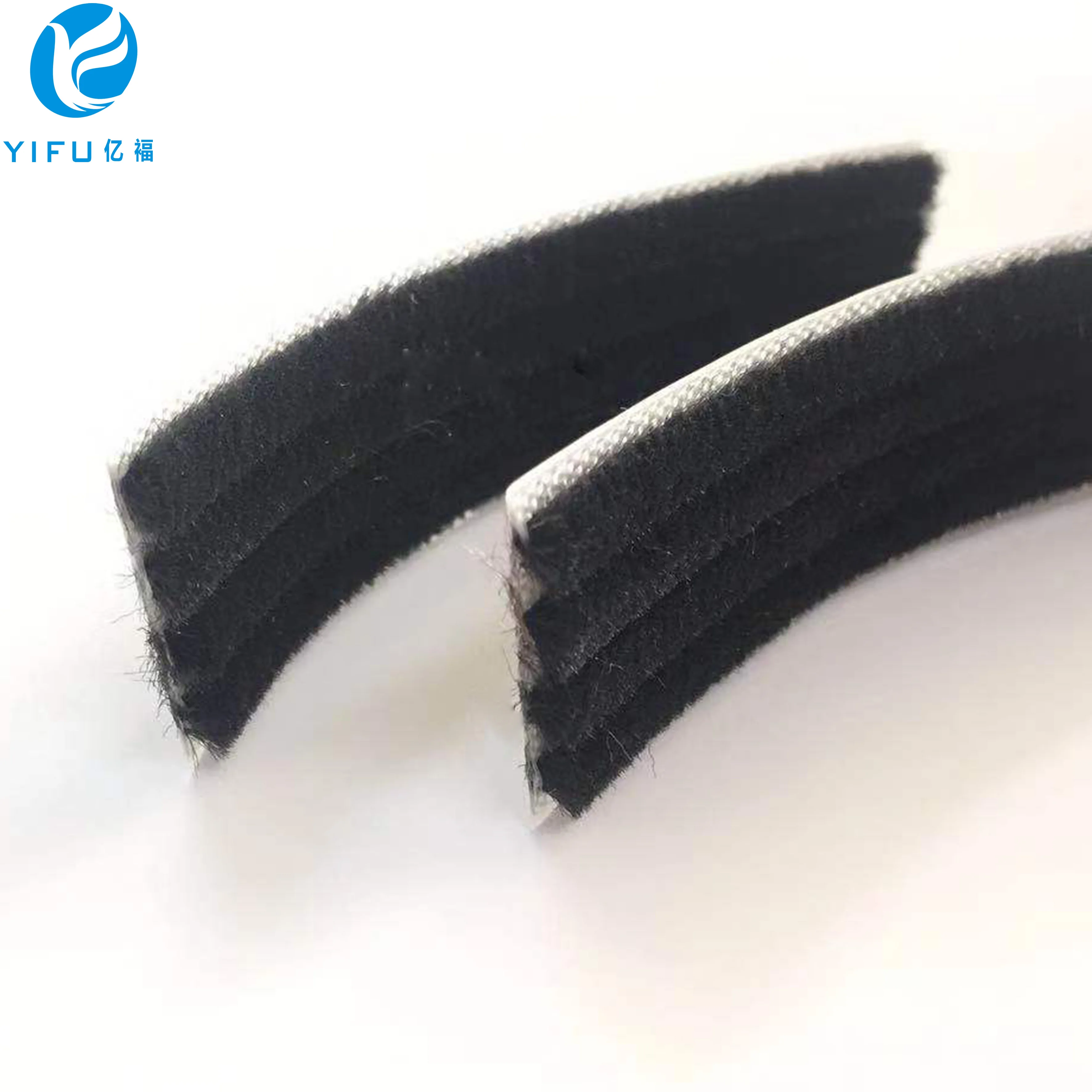 Waterproof Self-adhesive Wool Pile Weatherstrip - Buy Back To Glue Wool ...