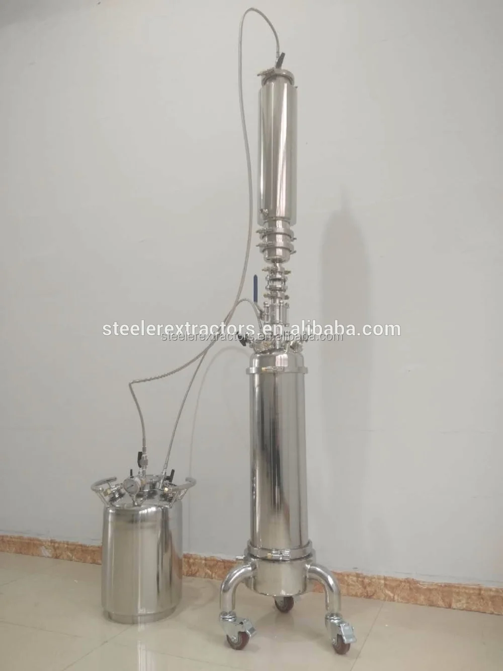 Mini 135g Closed Loop Extractor with Dewaxing Column and Recovery Tank ...