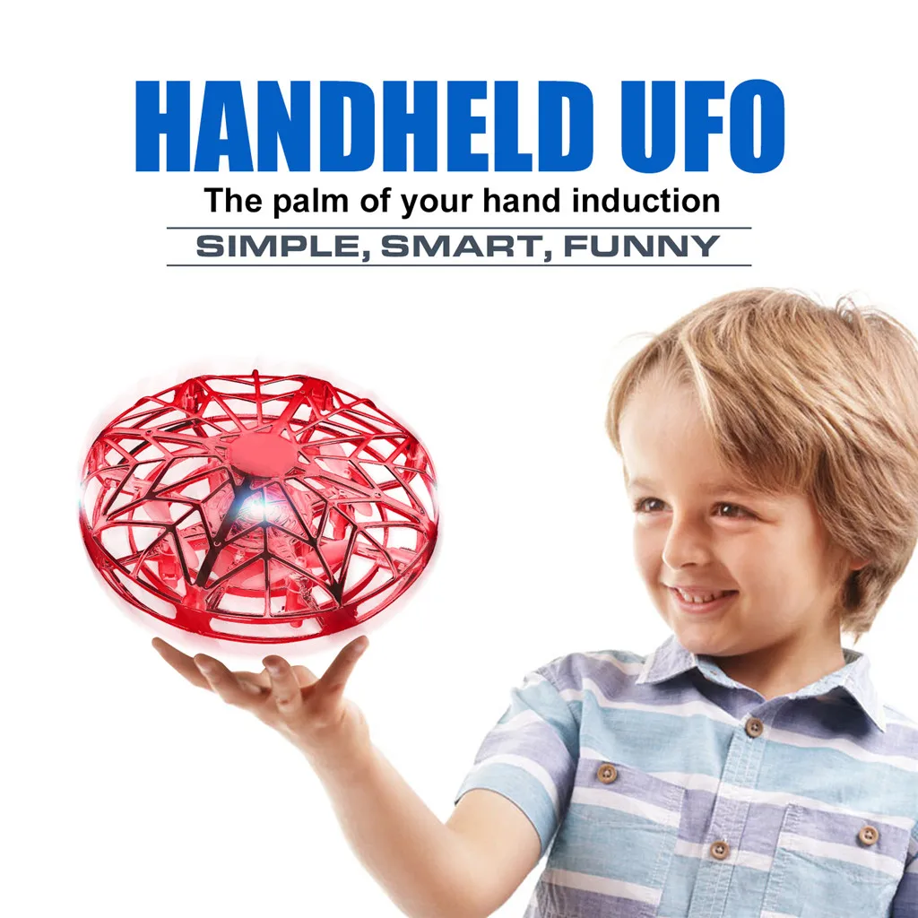 UFO Toy Drone - Infrared Induction Aircraft for Kids