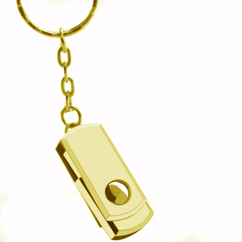Metal Pendrive Rotatable Keychain Pen Drive Flash Drive 32gb 64gb 16gb ...