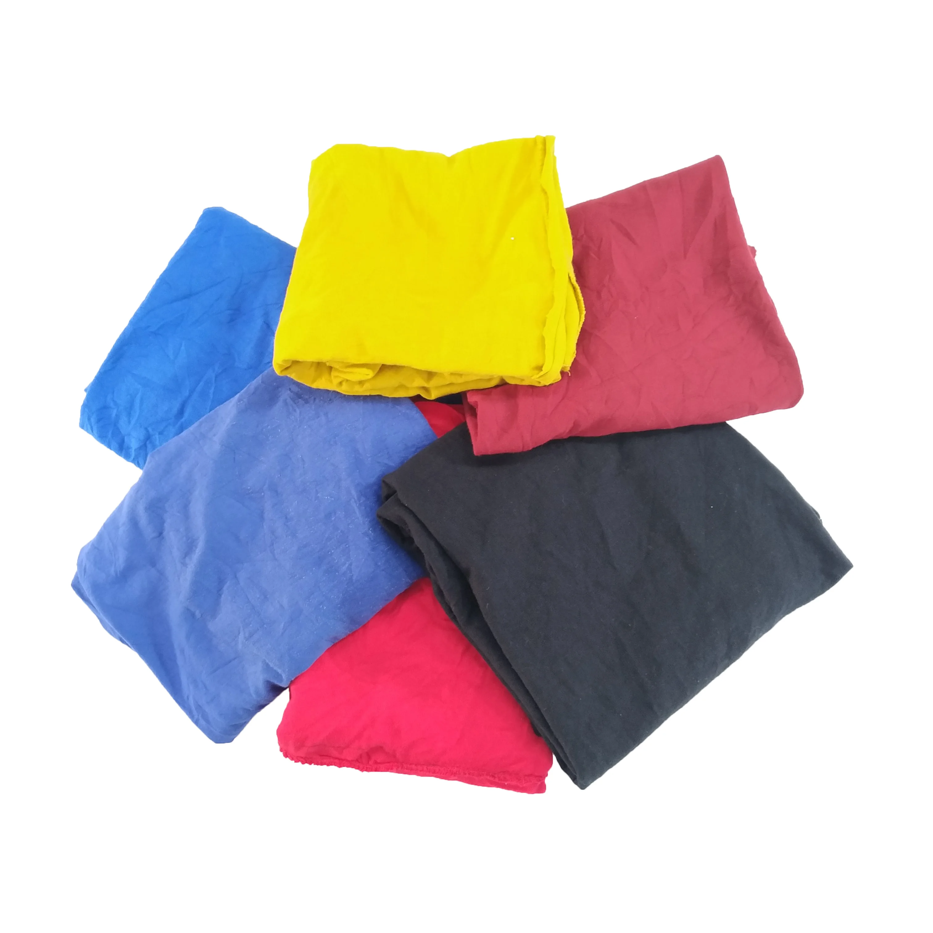 Disposable Colored Cotton Rags Second-hand Clothes Dark 100% Cotton T ...