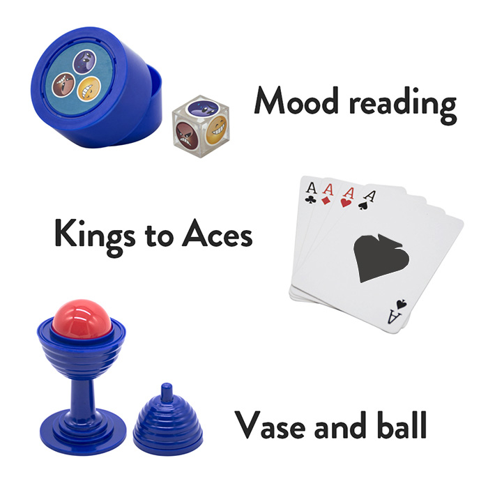 Classic Magic Tricks Kit For Kids Easy Magic Box For Children Including ...