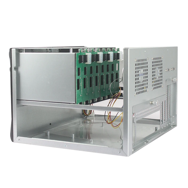 8 Bay Hot Swap NAS Server Rack Micro ATX Chassis with USB 3.0