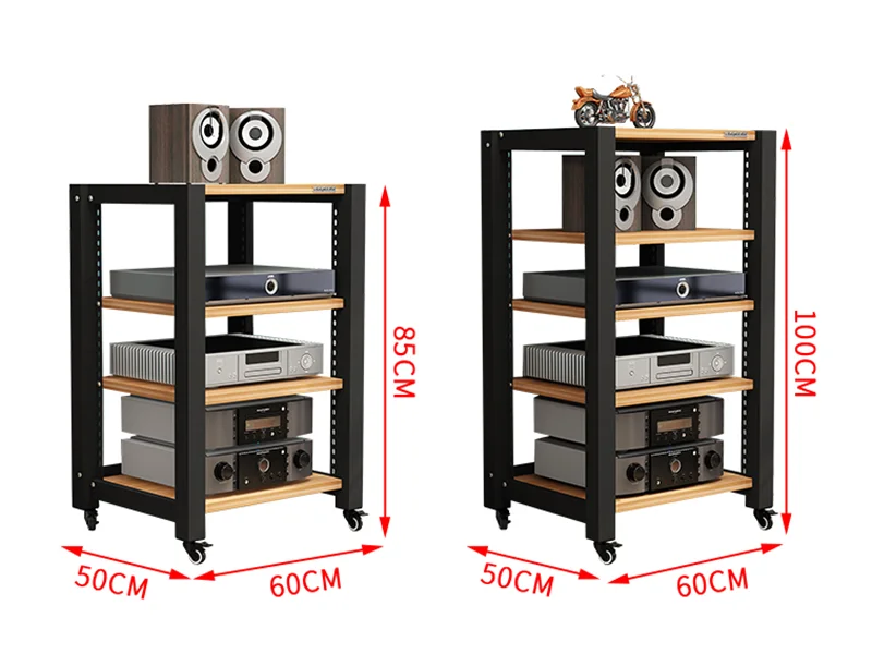 FY-001 Adjustable Power Amplifier Rack for Home Theater