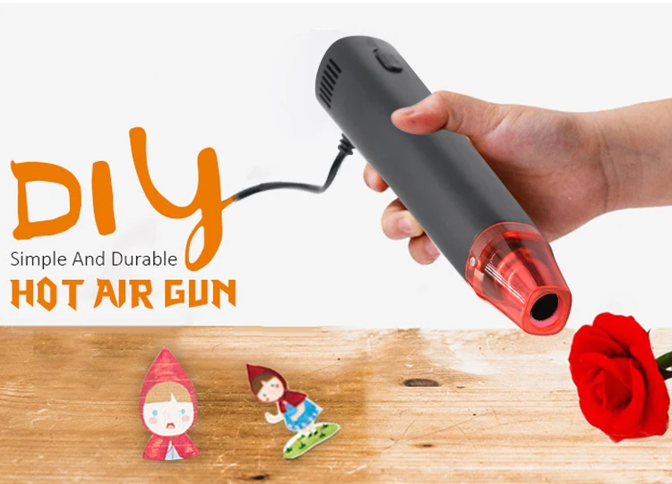 Multi-purpose Craft Embossing Heat Gun Mini Diy Heat Air Gun Shrink ...