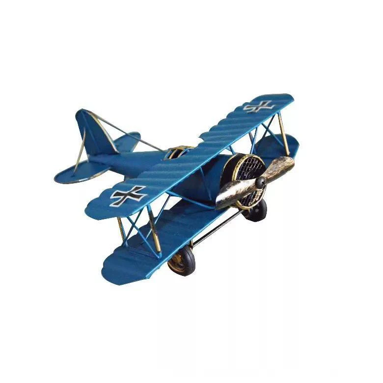 Vintage Airplane Model Metal Handicraft - WWII Combat Plane