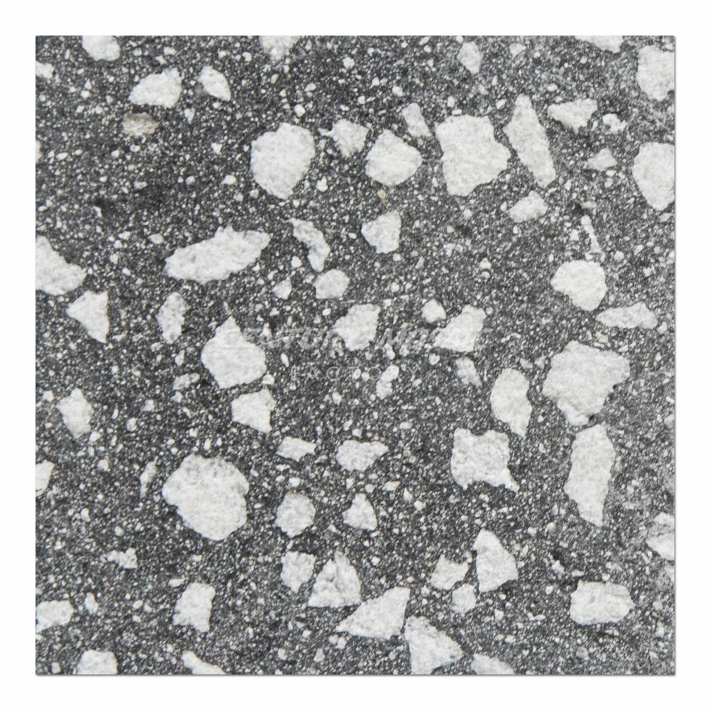 12x12 Inch Black Terrazzo Flooring Tile for Wall & Floor