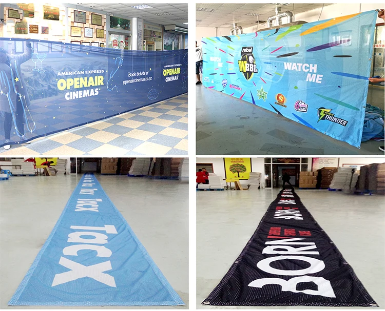 Mesh Fabric Banner Ventilated Giant Vertical Recyclable Outside Mesh ...