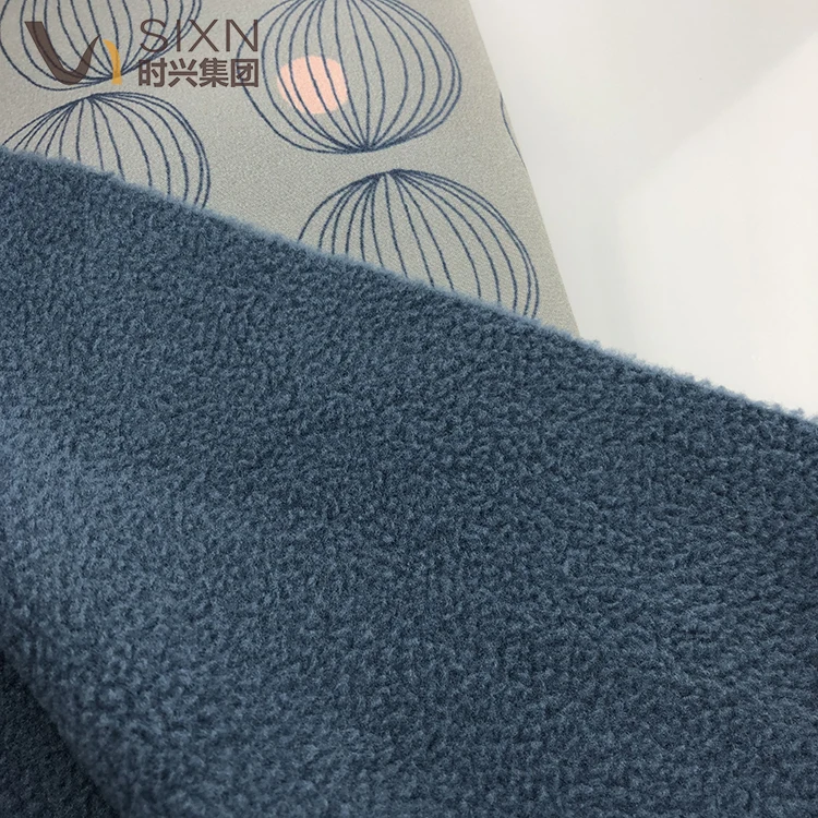 Tpu Lamination 100d Polyester Spandex Pongee Bonded With Fleece Print ...