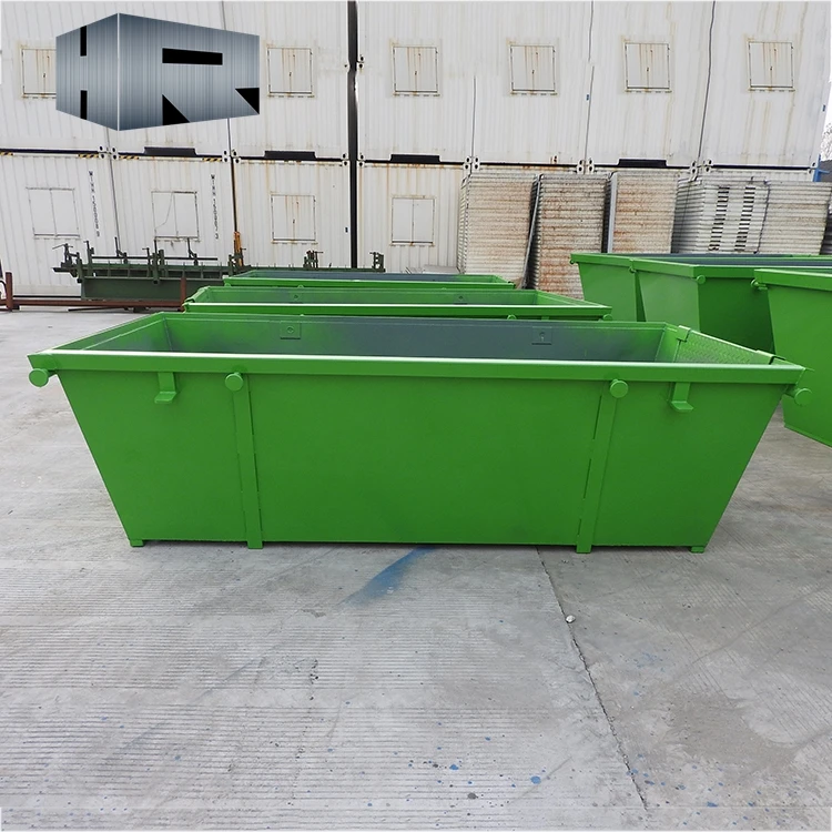 6 Cubic Meters Metal Waste Bin Outdoor Recycling Scrap Skip Bins - Buy ...
