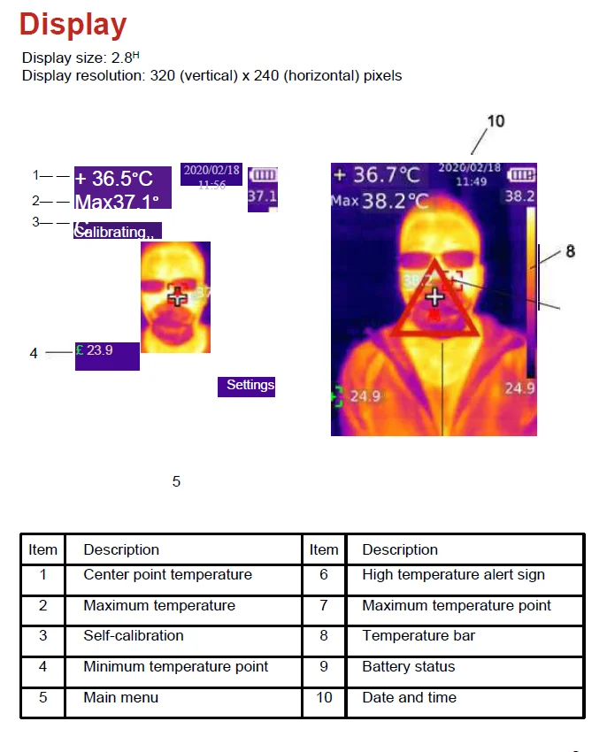 New Product Real-time Computer Pc Projection Infrared Thermal Imager ...