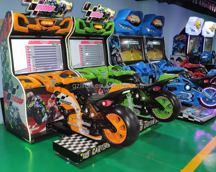 Amusement Zone Coin Operated Moto Gp Super Bike 2 Video Motorcycle ...