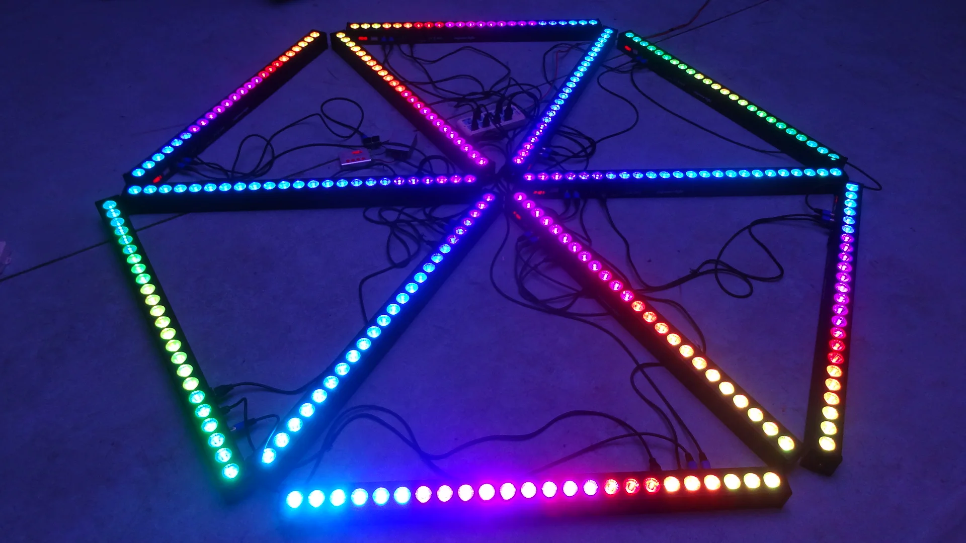 U`king 24 Leds Stage Light - DMX LED Strobe Wall Washer