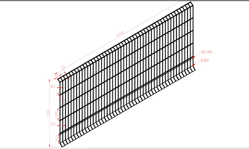 Temporary Construction Site Edge Protection Barrier Fence