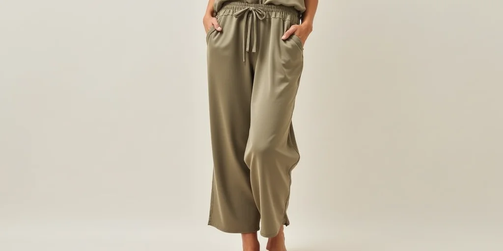 Silk Drawstring Pants Are The 2025 Must-Have Lounge Trend Taking Over ...