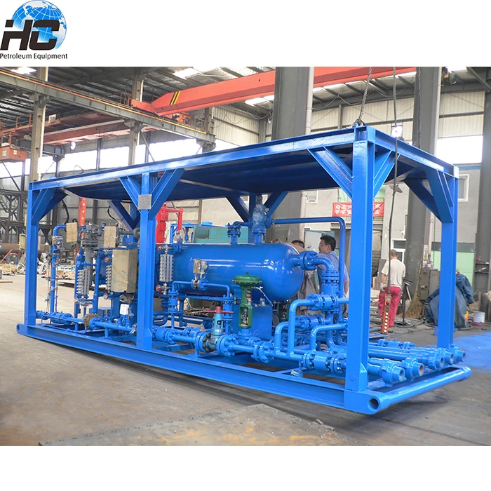 Oilfield Surface Well Testing Trailer - Three Phase Separator