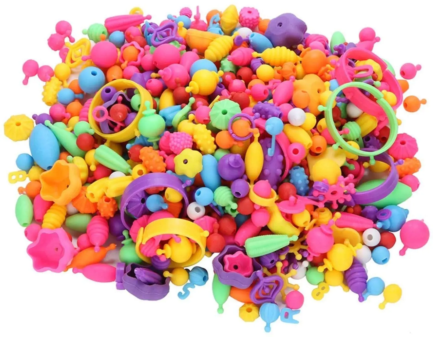 Diy Colorful Art Crafts Creativity Diy Beads Jewelry Educational Toys ...