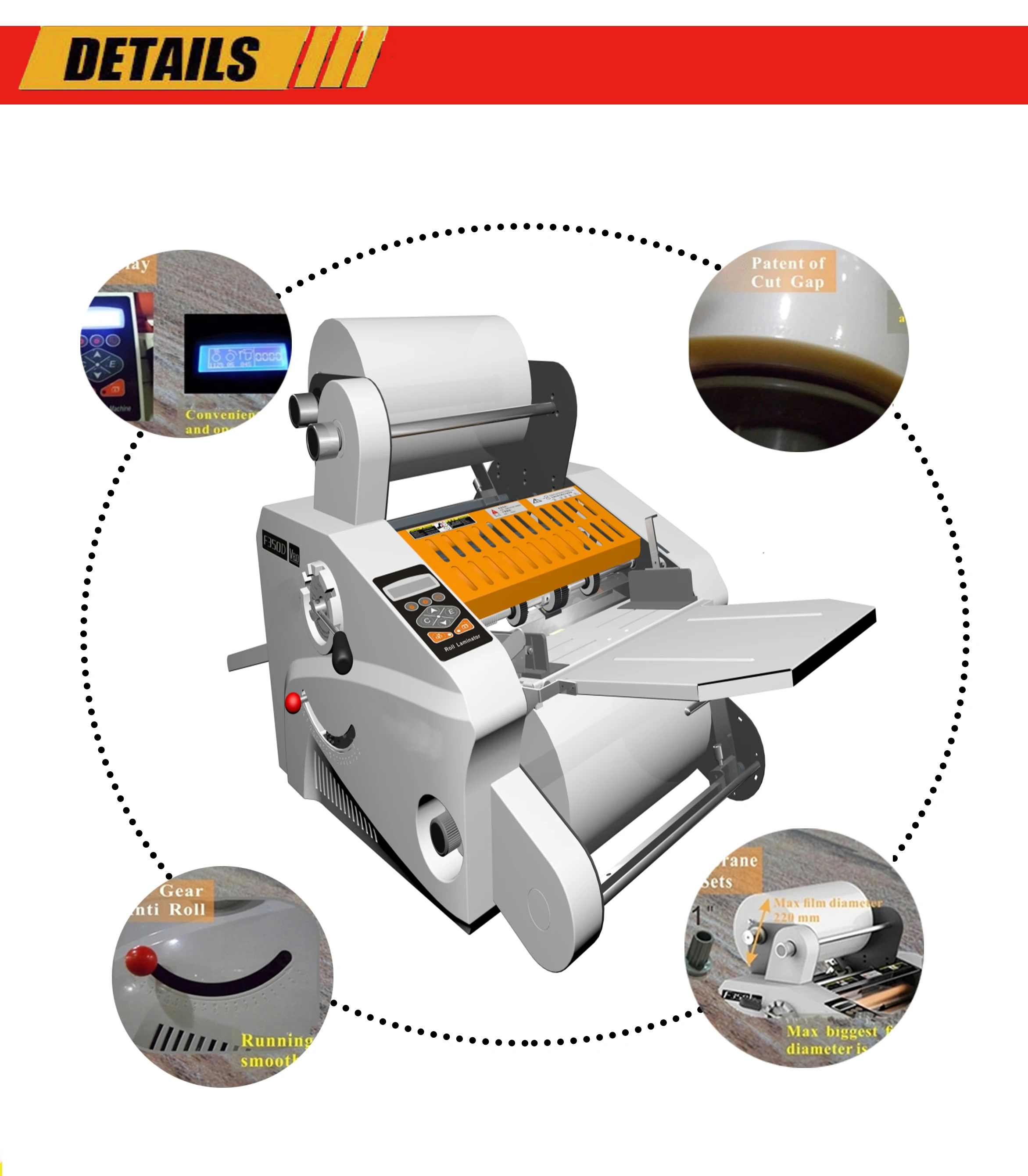 Lamination Machine A3 Laminate Paper Roll A4 Laminating Machine - Buy ...