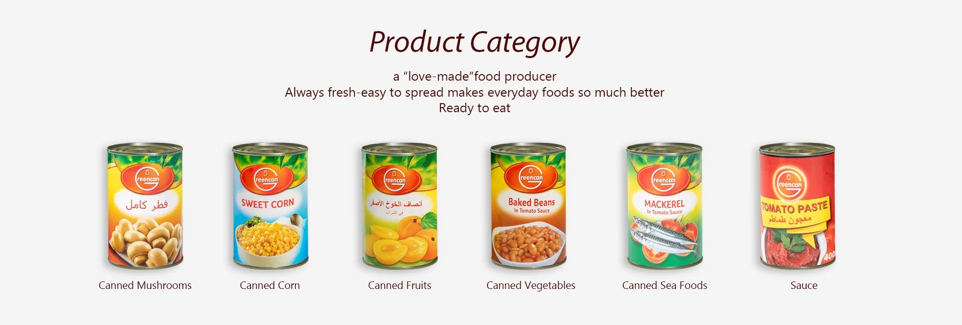 Zhangzhou Greencan Food Co., Ltd. - canned mushrooms, canned vegetables