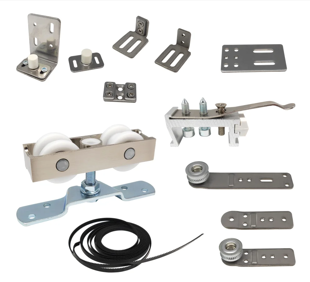 Coplanar Synchronized Linkage Door Sliding System With Belt For 3 ...