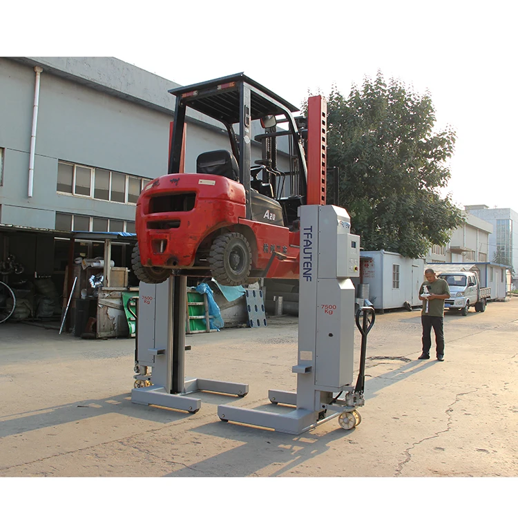 Tfautenf Tl-2055 Mobile Two Post Lift Heavy Duty Two Column Car Lift ...