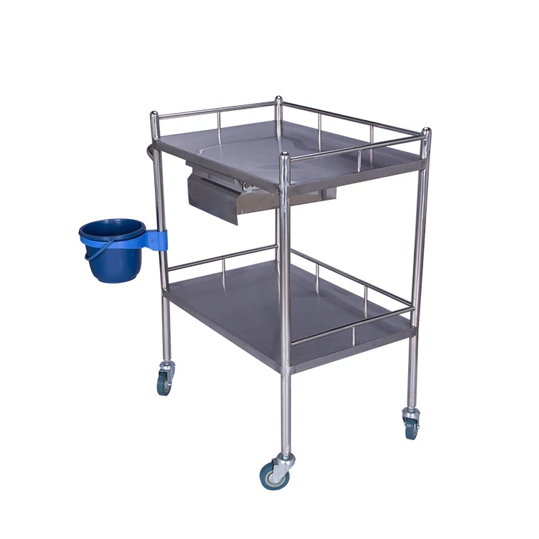 Customized Stainless Steel Medical Cart - Hospital Trolley