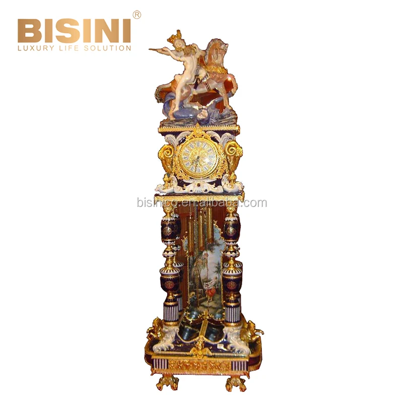 Royal Imperial Luxury 24K Gold Bronze Ornate Timepiece