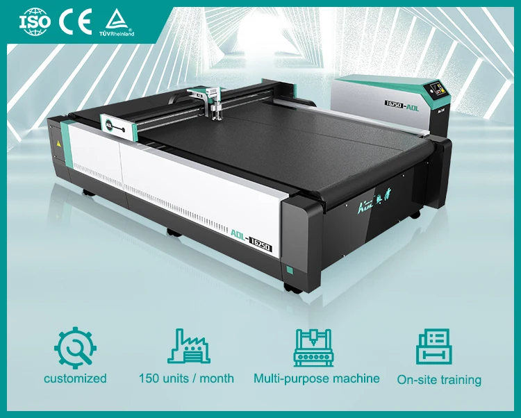 Aol Cnc Oscillating Knife Cutting Machine Pvc Gasket Production Machine ...