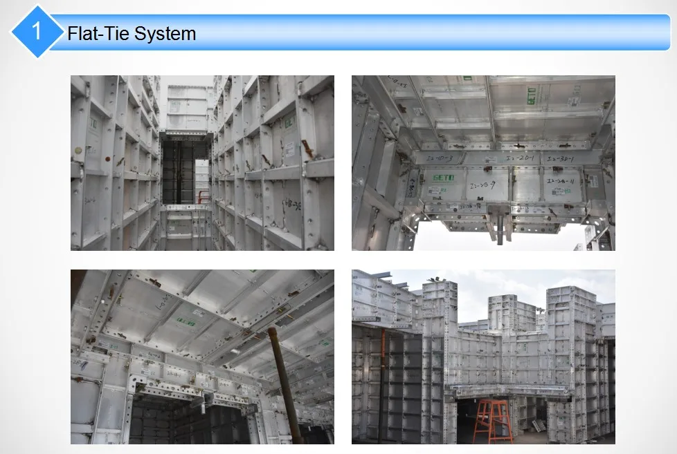 Aluminium Shear Wall Panel Formwork - Durable & Versatile
