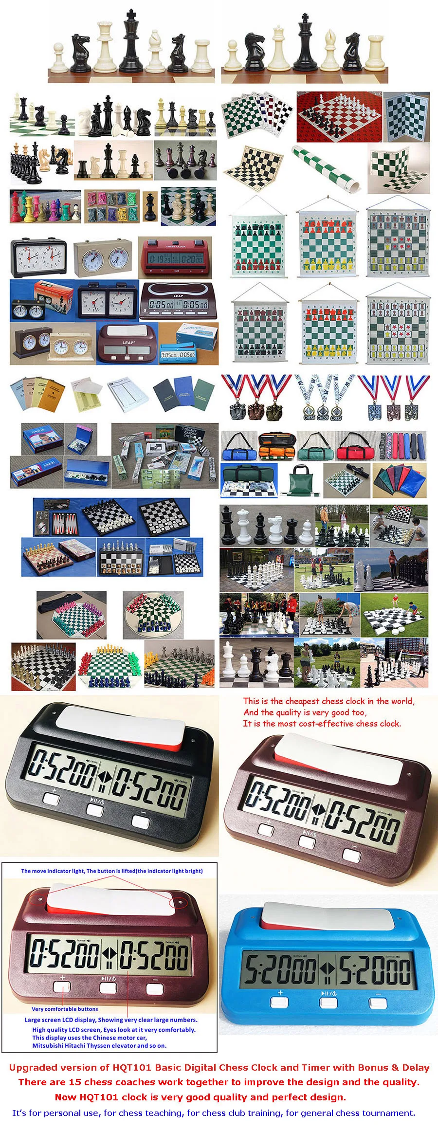 Giant Chess Set Outdoor - Perfect for Lawn & Garden Fun